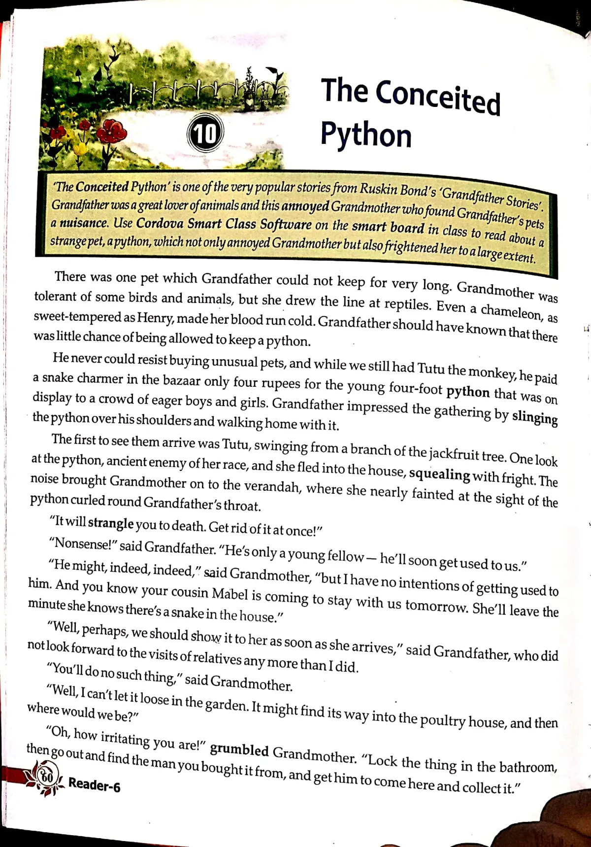 Literature Reader: The Conceited Python Analysis and Summary - Studocu