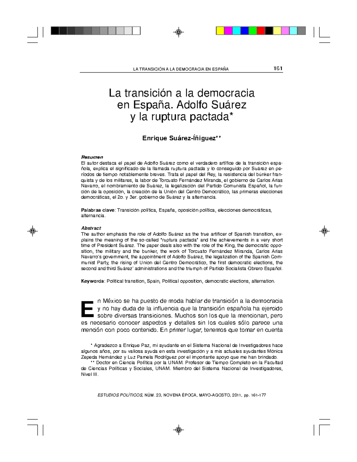La Transición a la Democracia en España: El Legado de Adolfo Suárez ...