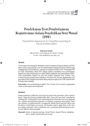 Contoh Penulisan Reflektif - 1 PENGENALAN Menurut Then (2013), amalan ...