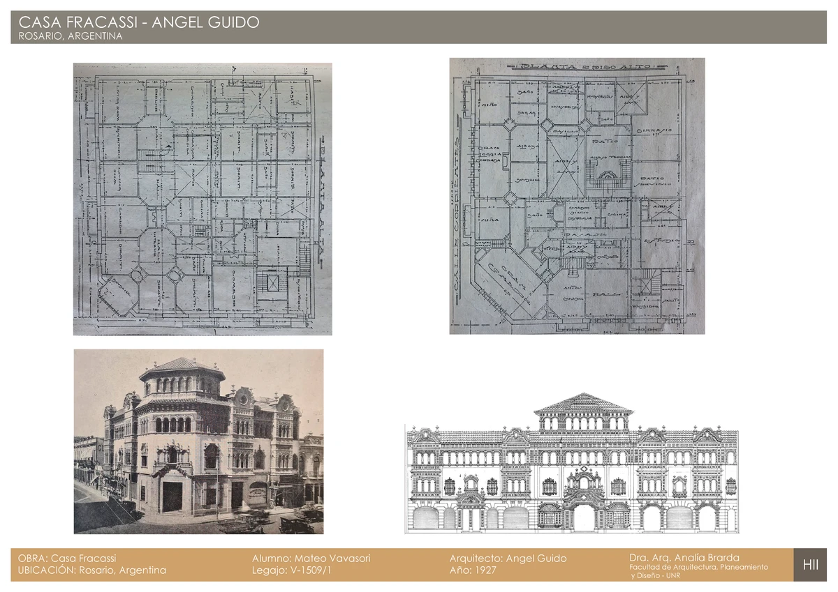 Análisis Completo de Casa Fracassi por Angel Guido en Rosario - V-1509/ ...