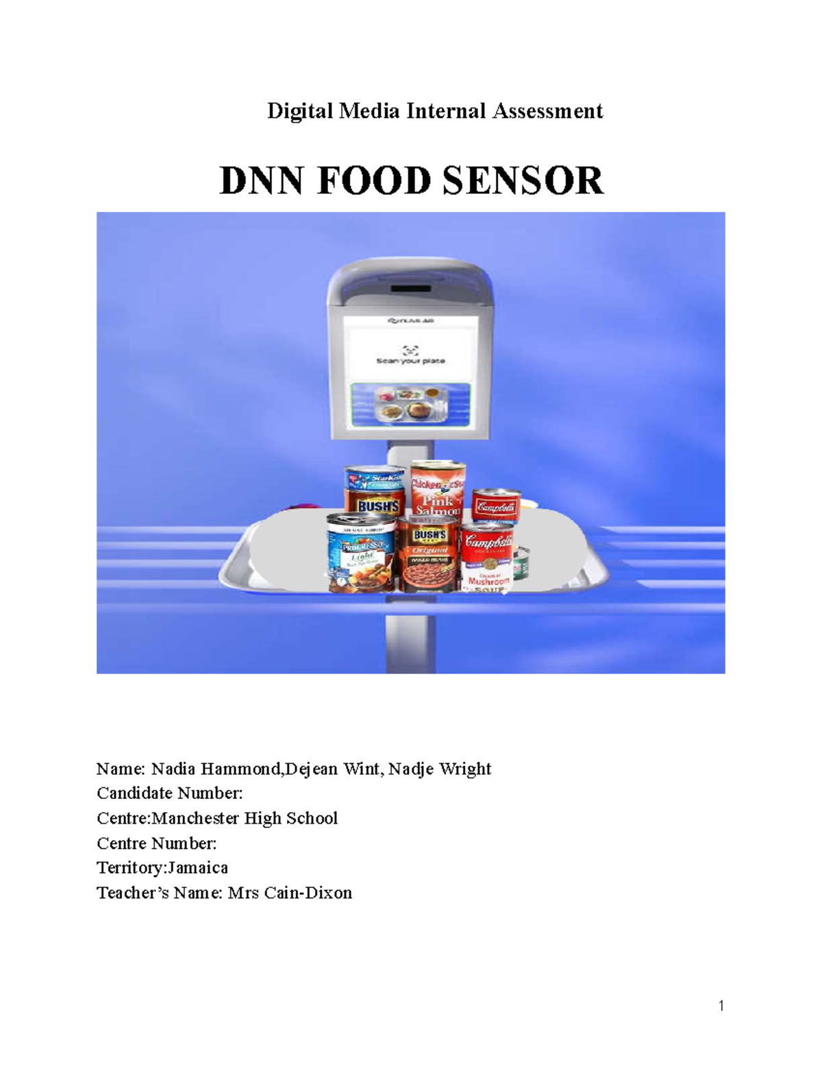 Digital Media IA: DNN Food Sensor Project Overview and Development ...