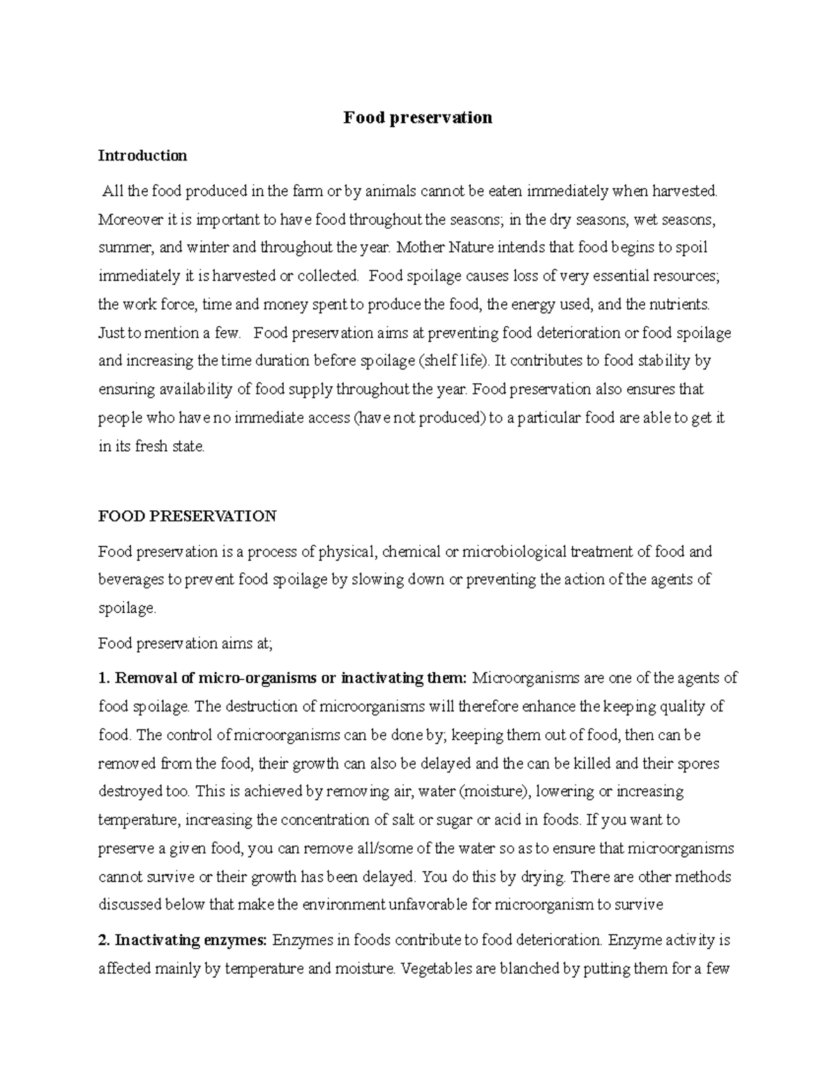 Food and Beverages Services notes by K'Otieno - Food and Beverages ...