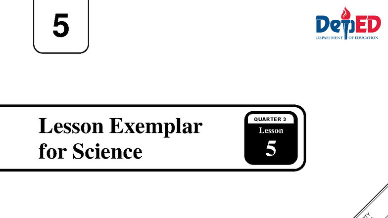 Q3 LE Science 5: Lesson 5 Exemplar on Electric Fields and Static ...