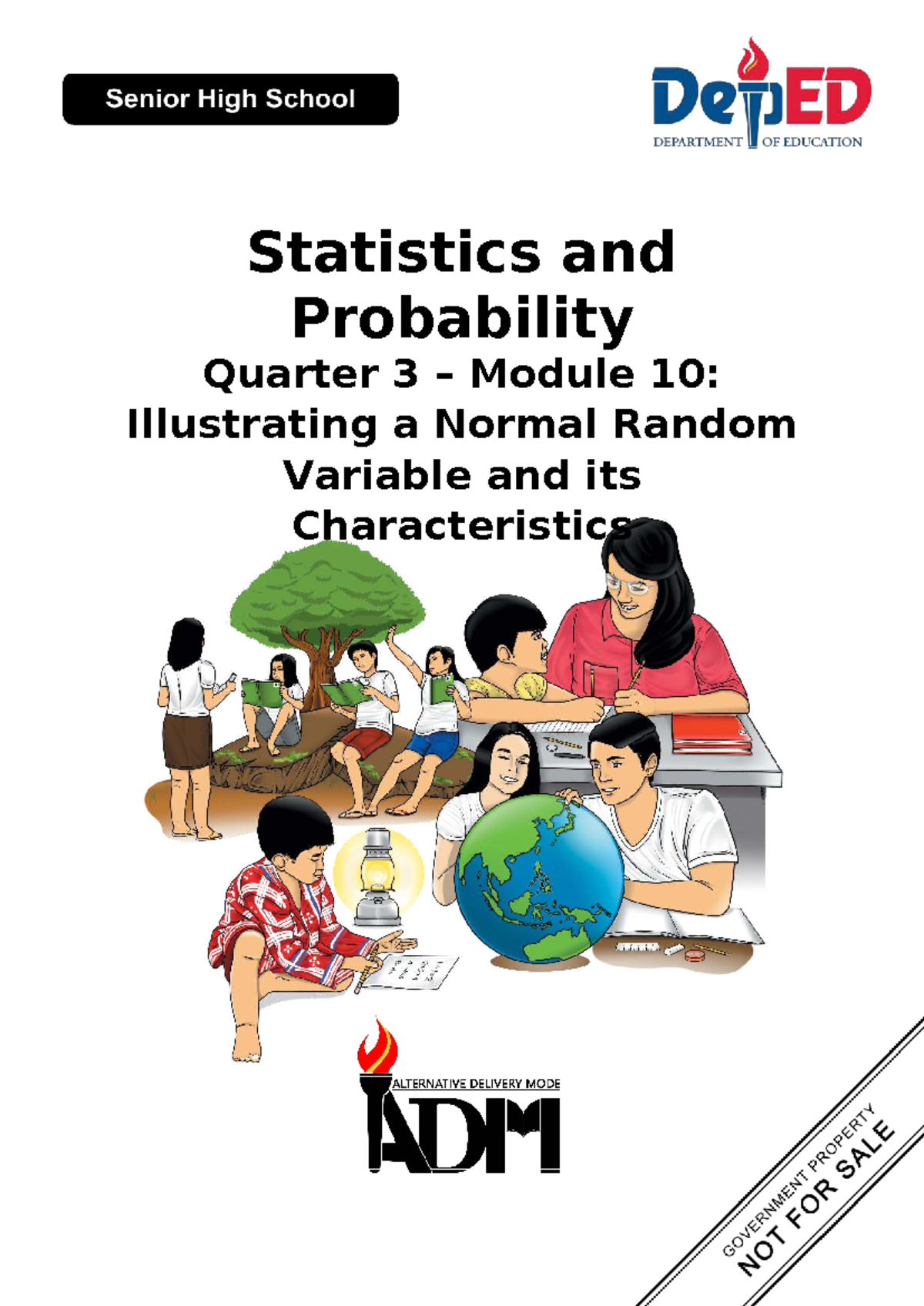 ADM-SHS-Stat Prob-Q3-M10: Normal Random Variable & Characteristics ...