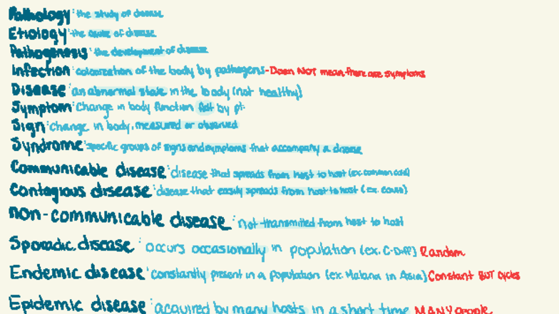 Test 2 Study Notes: Key Concepts in Pathology and Disease (ET101) - Studocu