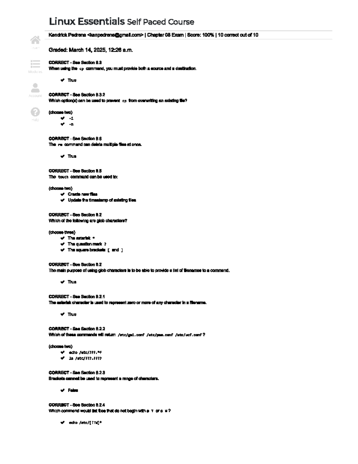 Chapter 8 - Lecture notes for CH2 - Linux Essentials Self Paced Course ...