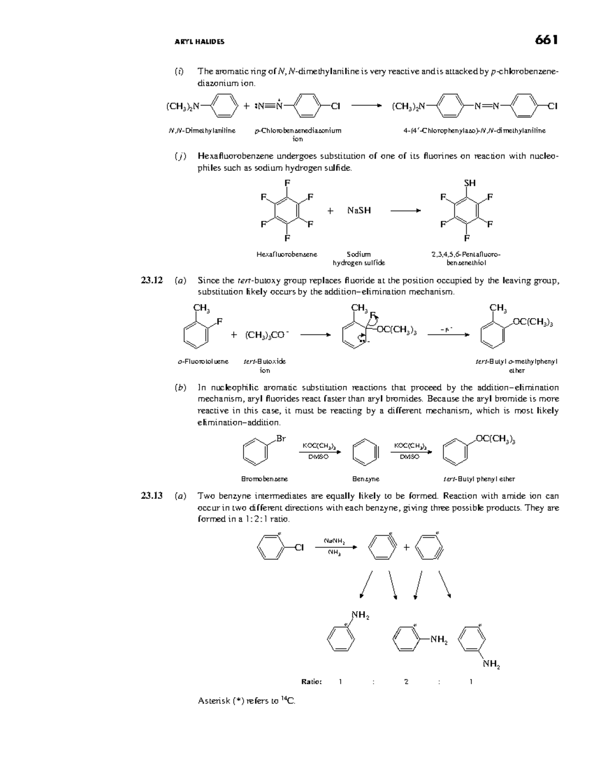 661 Organic Chemistry: Aryl Halides & Nucleophilic Substitution Notes ...