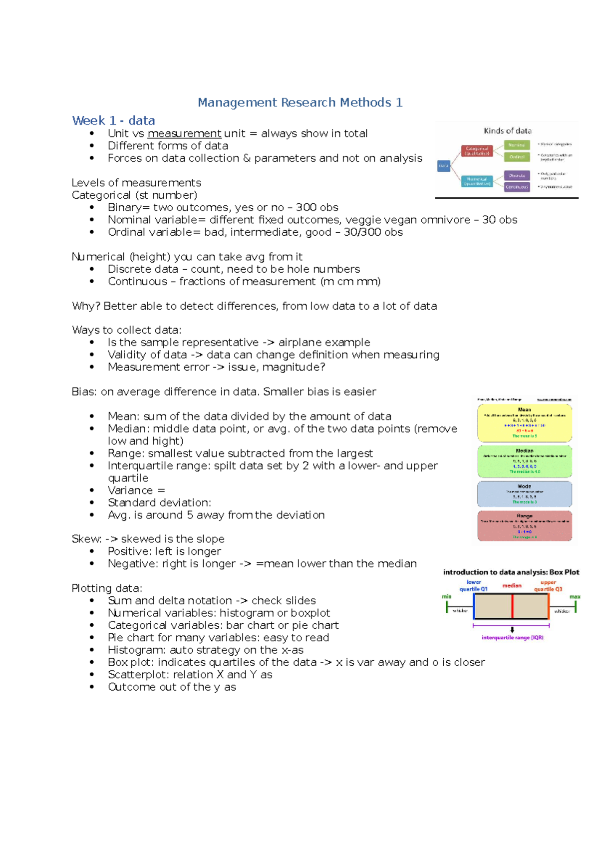 Management Research Methods 1: Data Analysis Techniques Overview ...