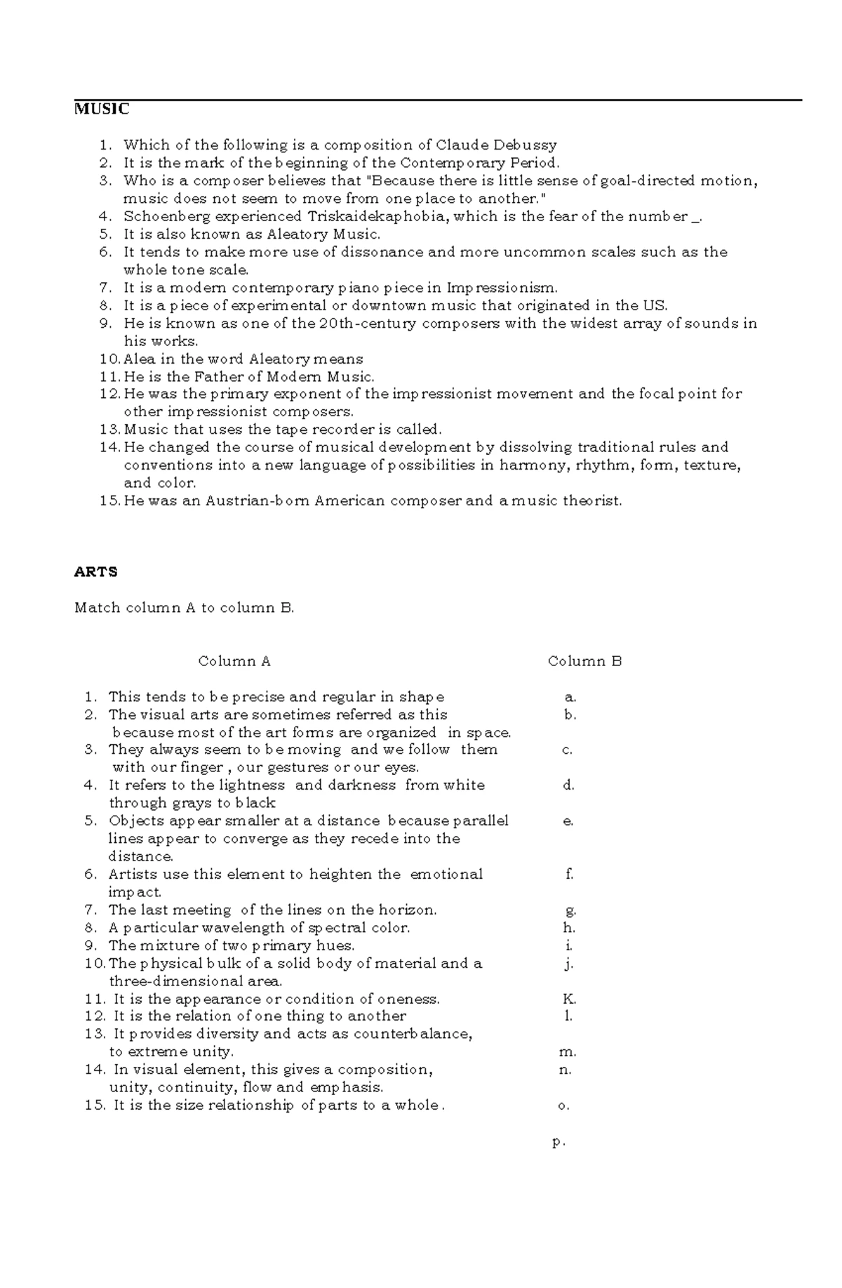 Q1 Filipino 10 Summative 1 - Magbigay ng salitang kaugnay ng payak na ...