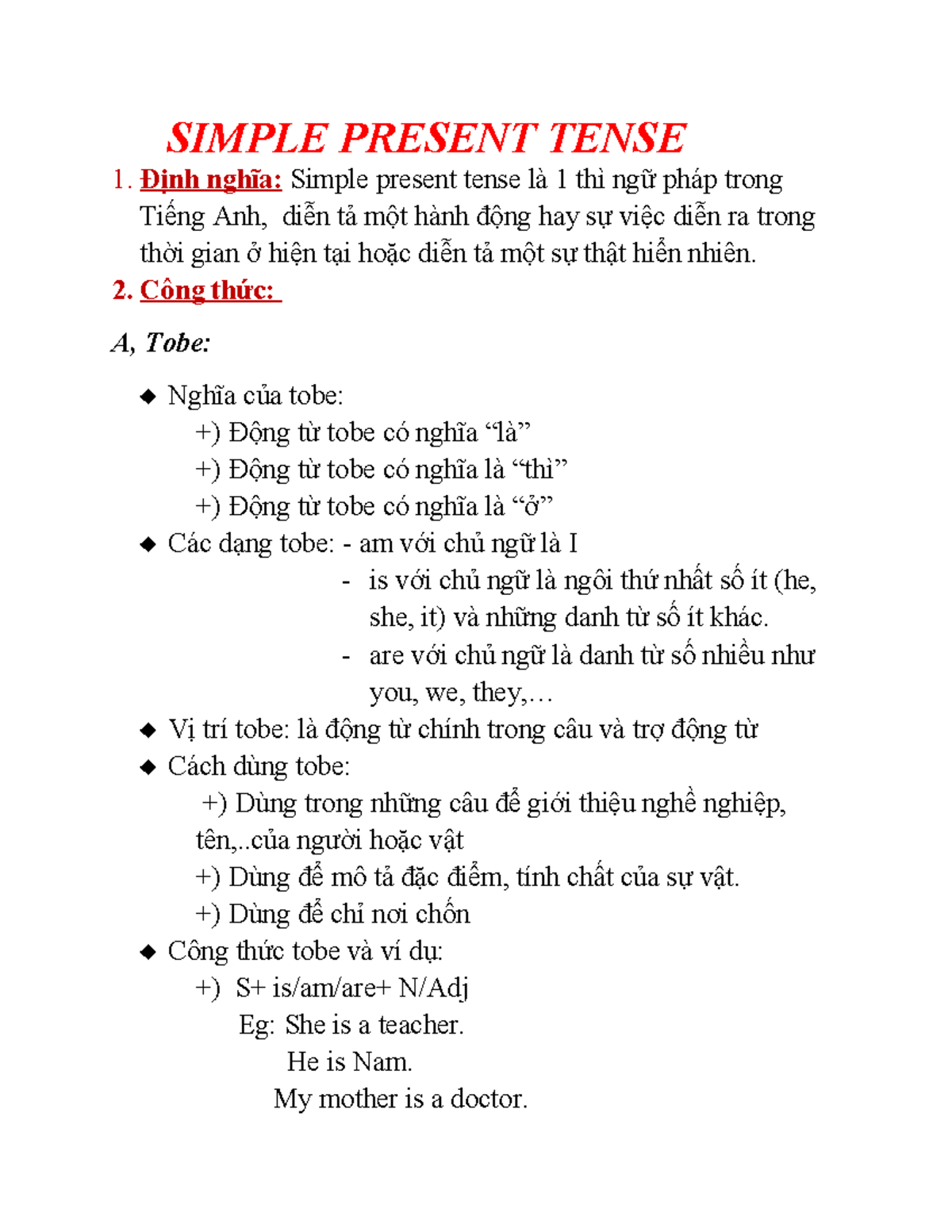 Simple Present Tense - Summary English Literature. A Short History ...