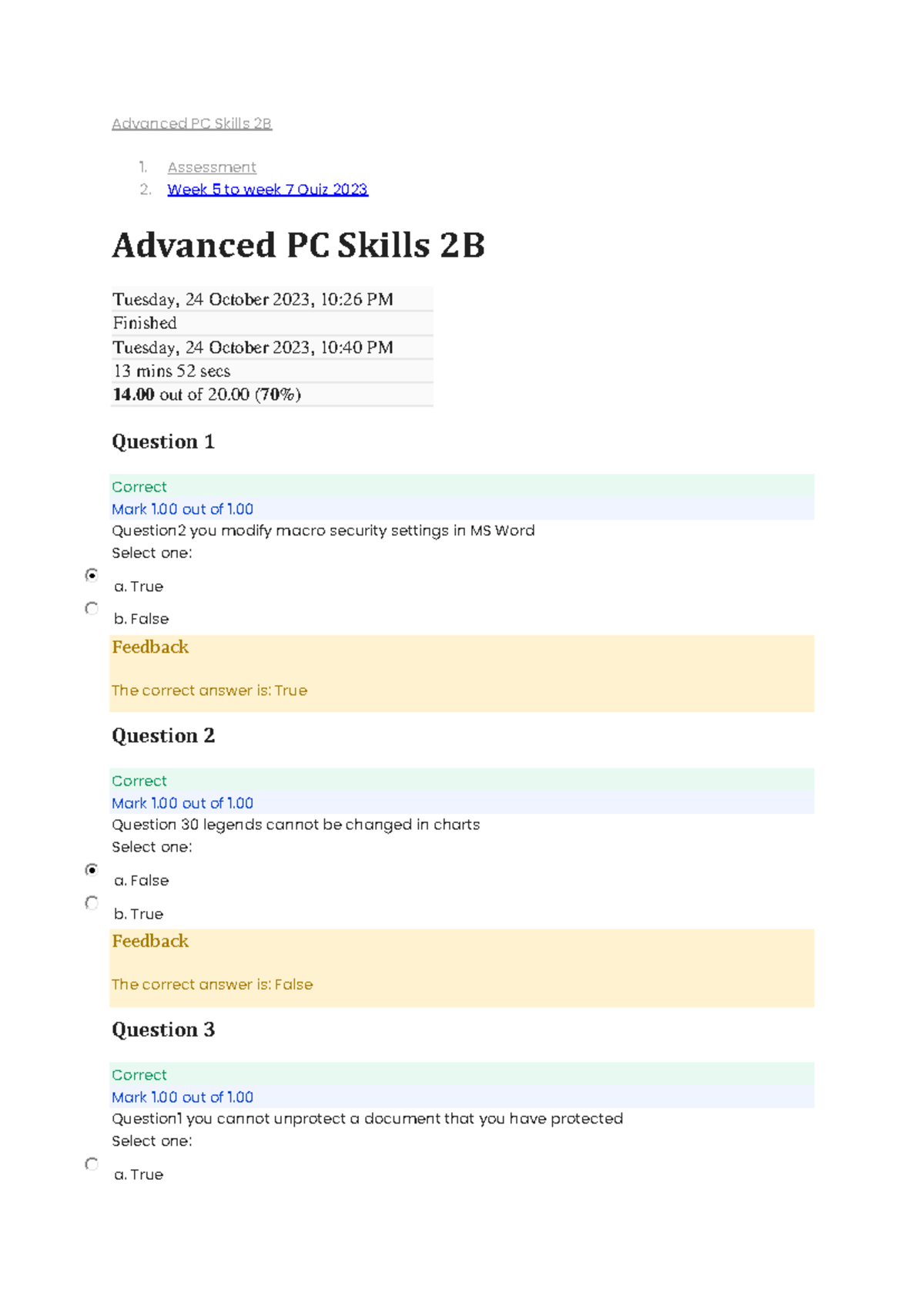 14 20 - Perfect for revision before any test or exam - Advanced PC ...