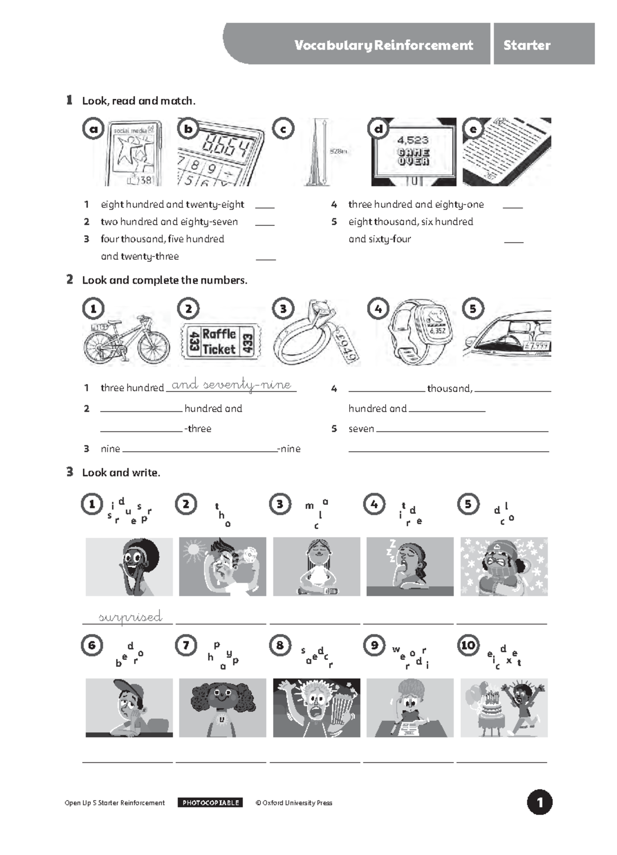 Open Up 5 Reinforcement Activities for Units 1 to 6 - Studocu