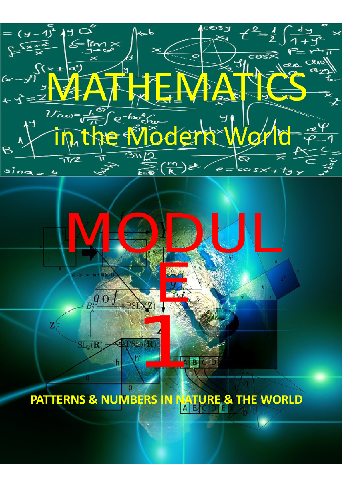 GE 4 _1st Year College _Mathematics Module 1: Patterns in Nature ...
