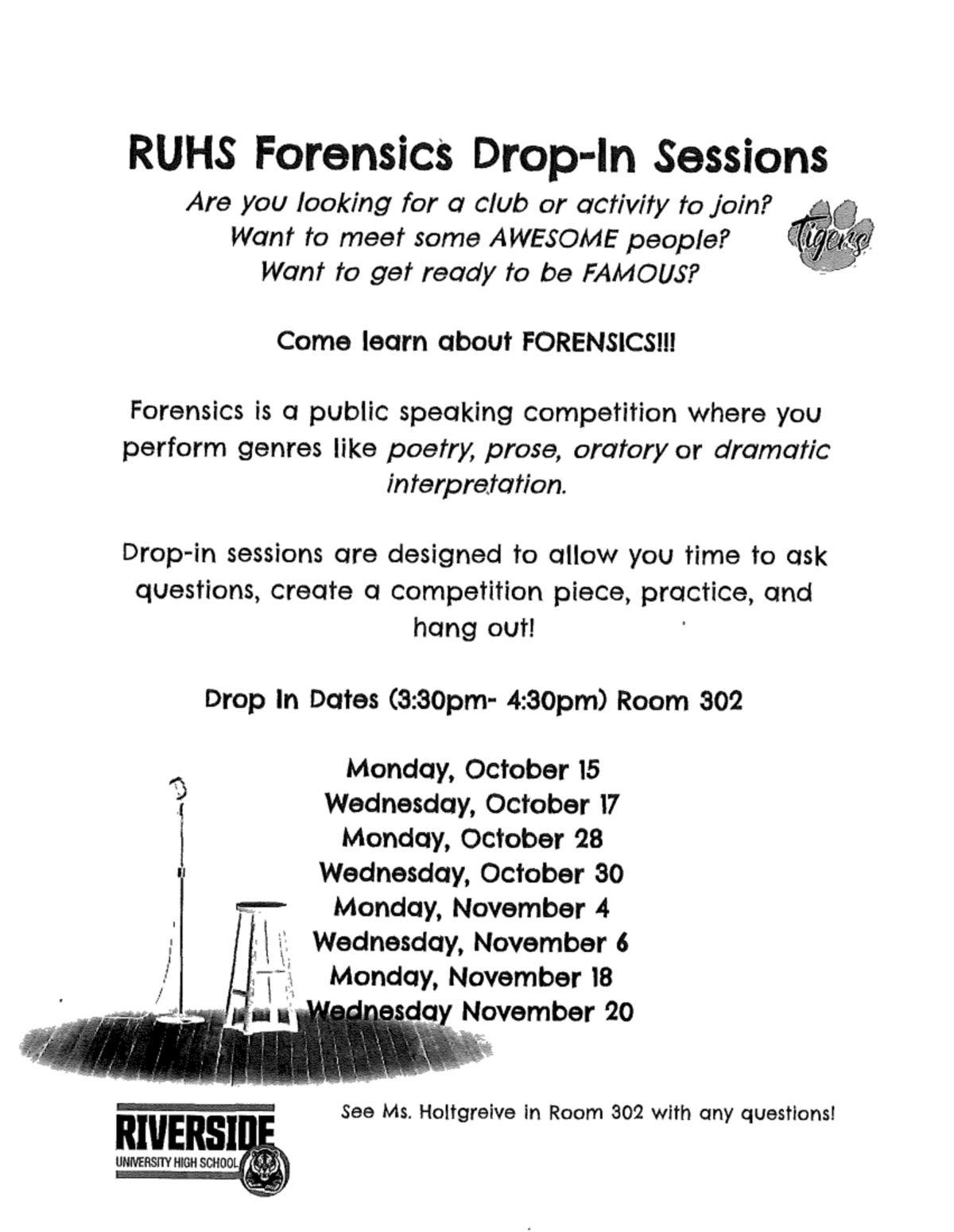 RUHS Forensics Club Info: Join Us for Fun and Competition! - Studocu