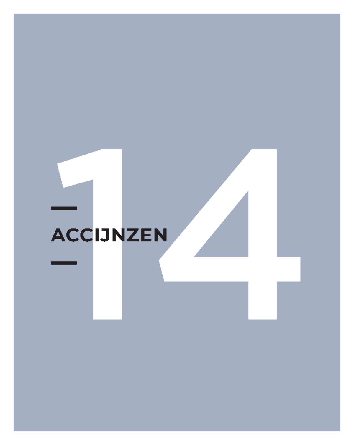 Hoofdstuk 14 van het boek - 14 ACCIJNZEN 434 In het fiscale gebied van ...