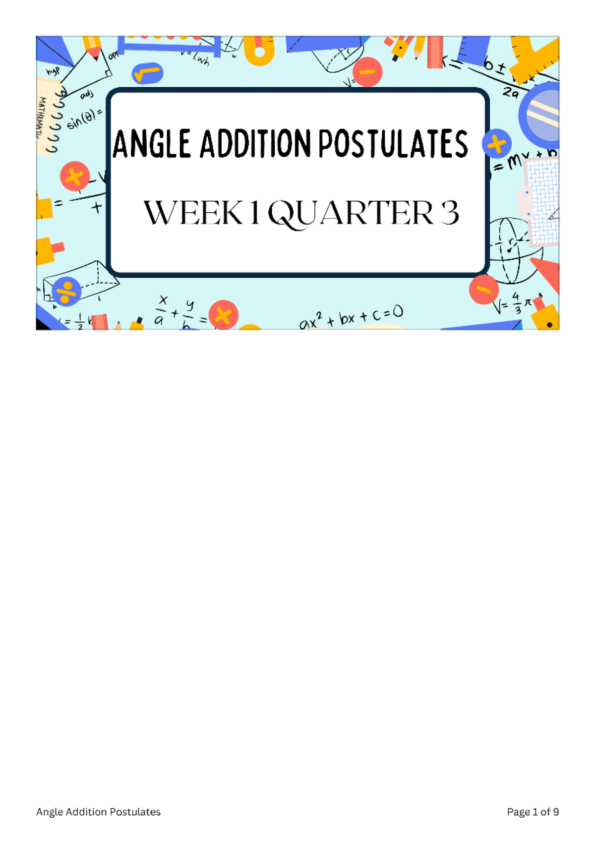 Angle Addition Postulates 20240207 204208 0000 - Contemporary ...
