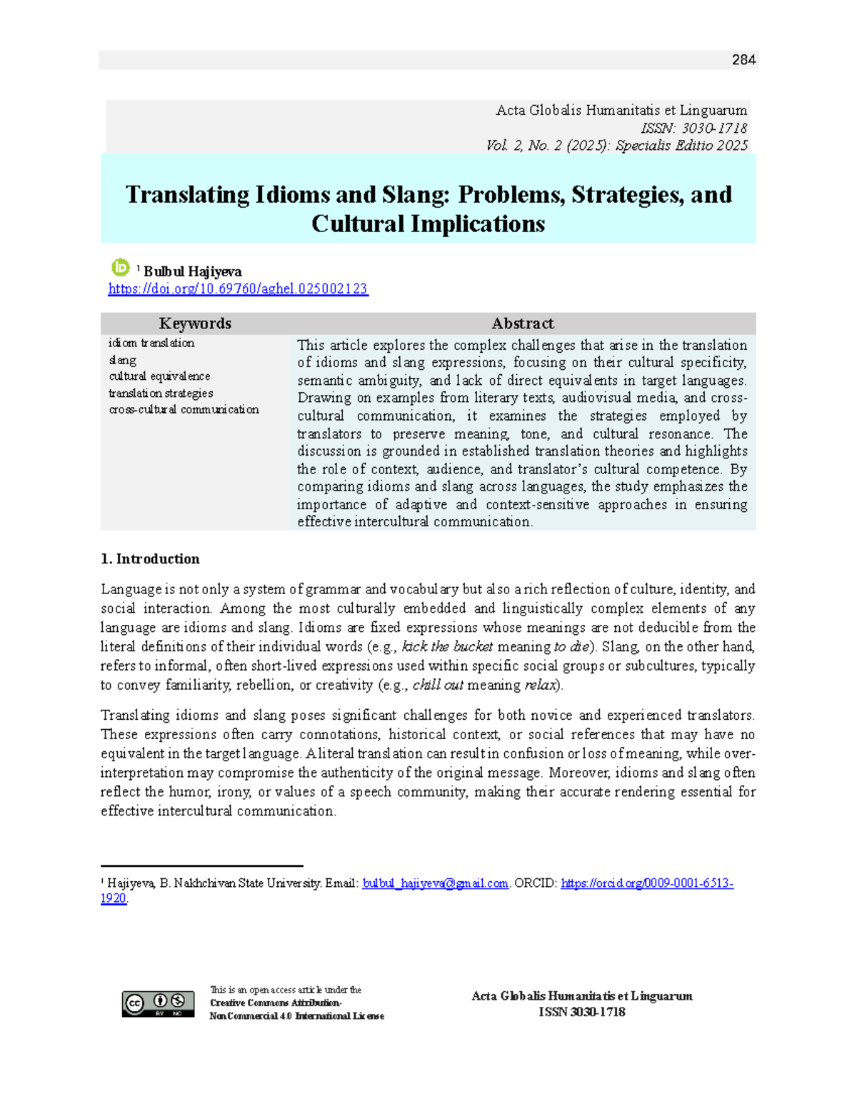 284 Translating Idioms and Slang: Challenges and Strategies in 2025 ...