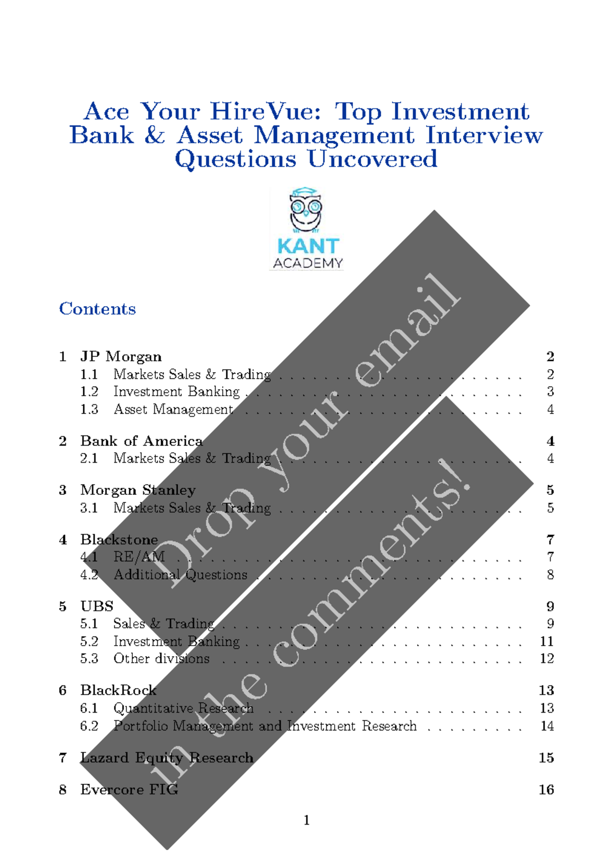 Ace Your HireVue: Key Investment Bank Interview Qs for JPM - Studocu