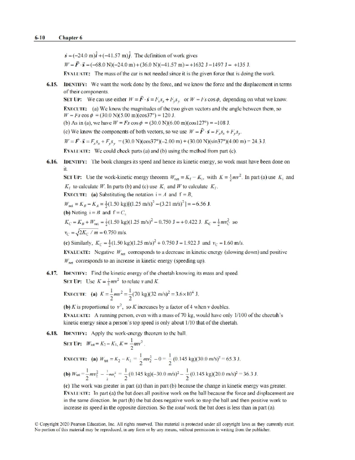 University Physics (PHYS 101) Chapter 6: Work and Energy Concepts - Studocu