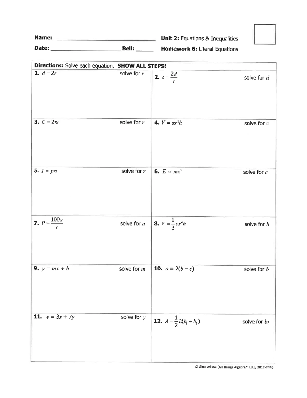 Systems of Equations & Inequalities Study Guide AK - Math Unit 5 - Studocu