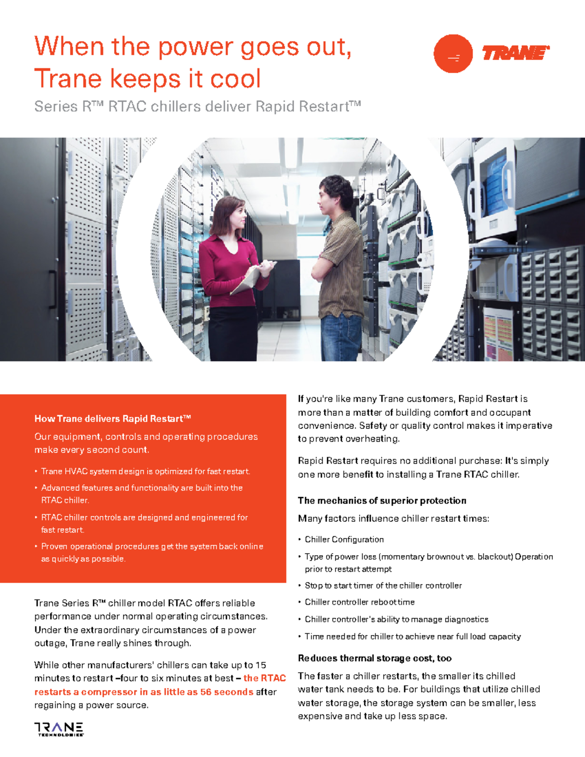 RTAC-SLB001-EN Rapid Restart Advantages of Trane Series R™ Chillers ...