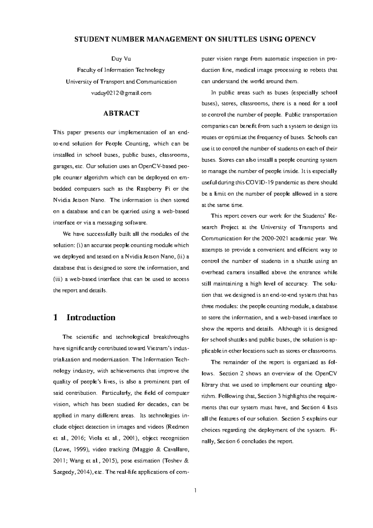 People-counting-module-paper - STUDENT NUMBER MANAGEMENT ON SHUTTLES ...