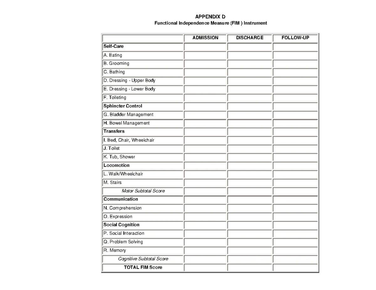 Charts-for-Fall-Prevention-Strategies - Objective: Balance Grading ...