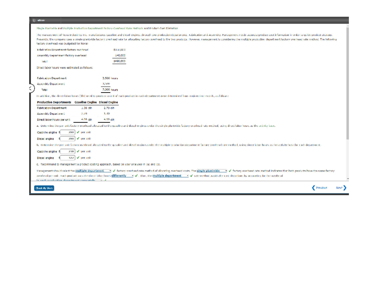 ACC 202 3-1 Midterm Analysis of Factory Overhead Rate Methods - Studocu