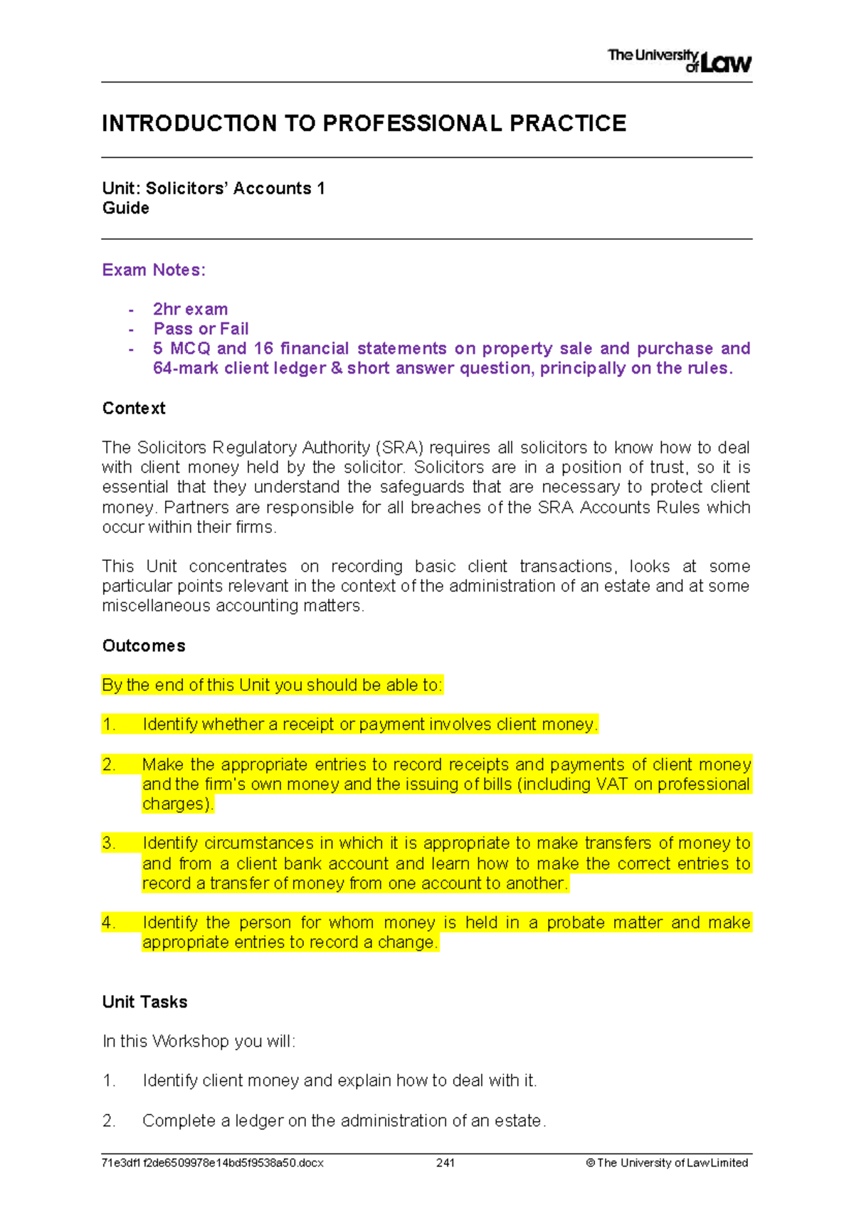 Accounts 1: Professional Practice Exam Notes & Ledger Guide - Studocu