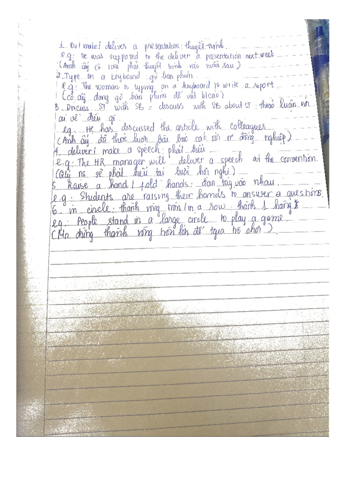 1 Dol Presentation Techniques: Key Phrases and Examples - Studocu