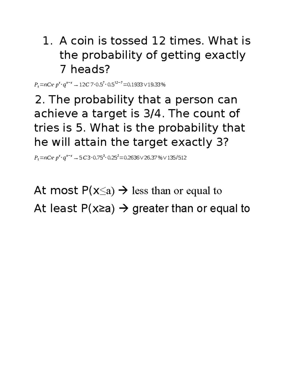 Binomial and Poisson Probability Samples for Stats 101 - Studocu