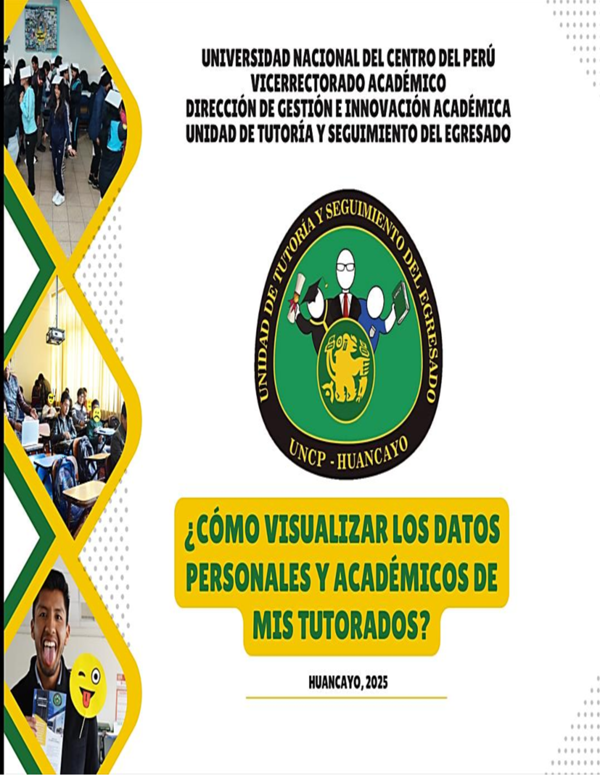 Tutorial: Cómo Visualizar Datos Personales y Académicos de Tutorados ...
