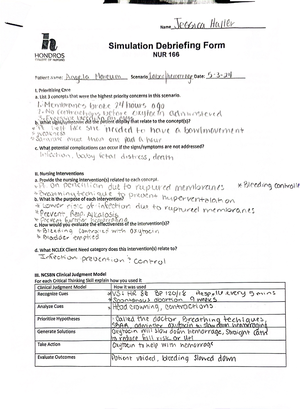 Cam Scanner 05-19-2024 21 - Name Jessica Haller Simulation Debriefing ...