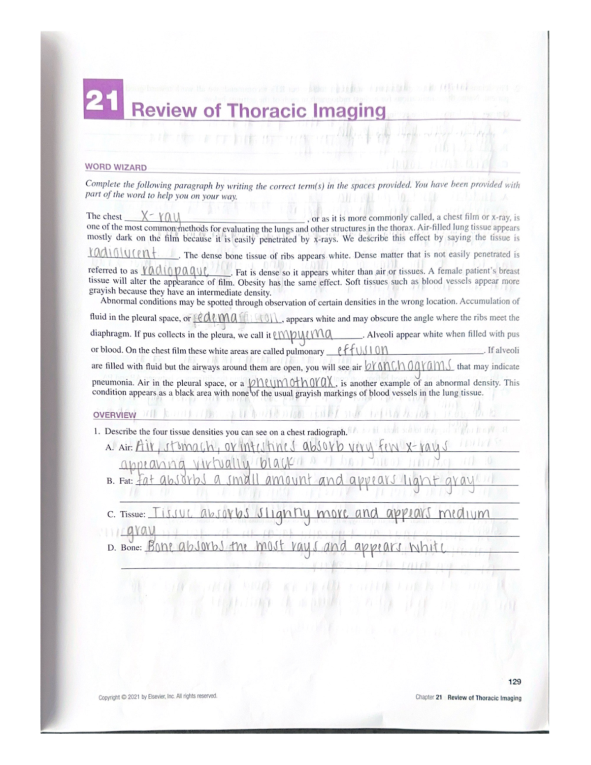 Egan’s ch. 21 workbook Kailey Ward - RESP 3111 - Studocu