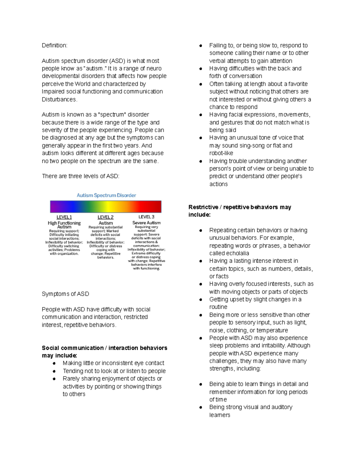 Autism spectrum diagnostics and characteristics - Definition: Autism ...