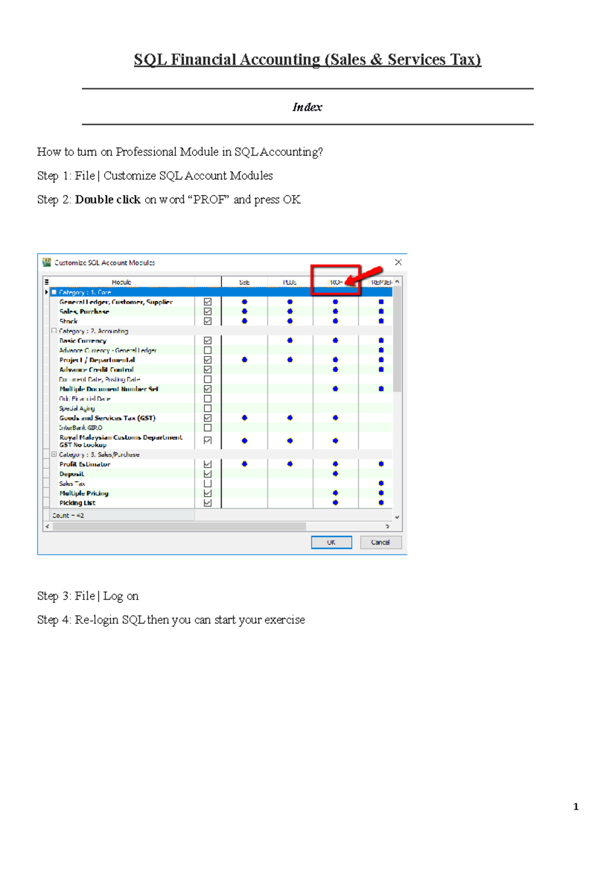 SQL Account Practical - SQL Financial Accounting (Sales & Services Tax ...