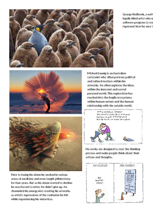 Year 11 Unit 1 ART - 15/15 Visual Art Assessment: Exploring Found ...