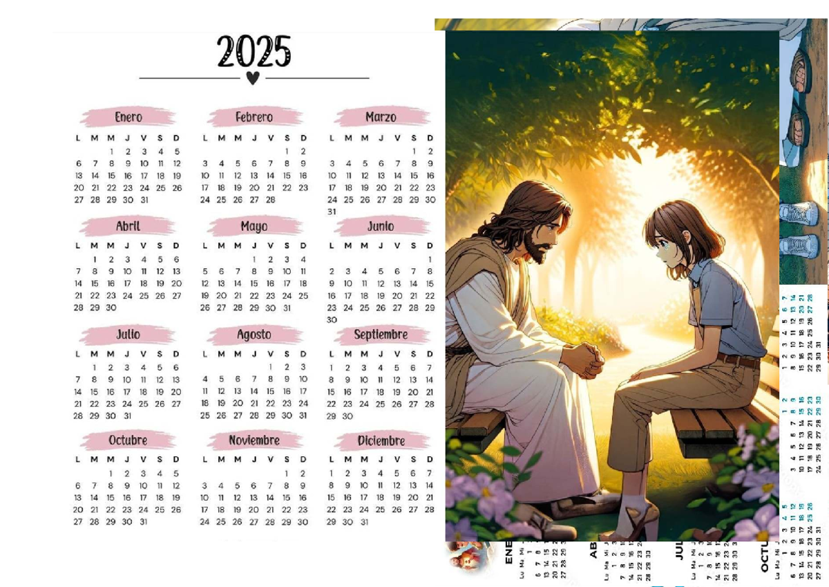 Almanaque 2025 LMMJVSD: Calendario Mensual y Actividades - Studocu