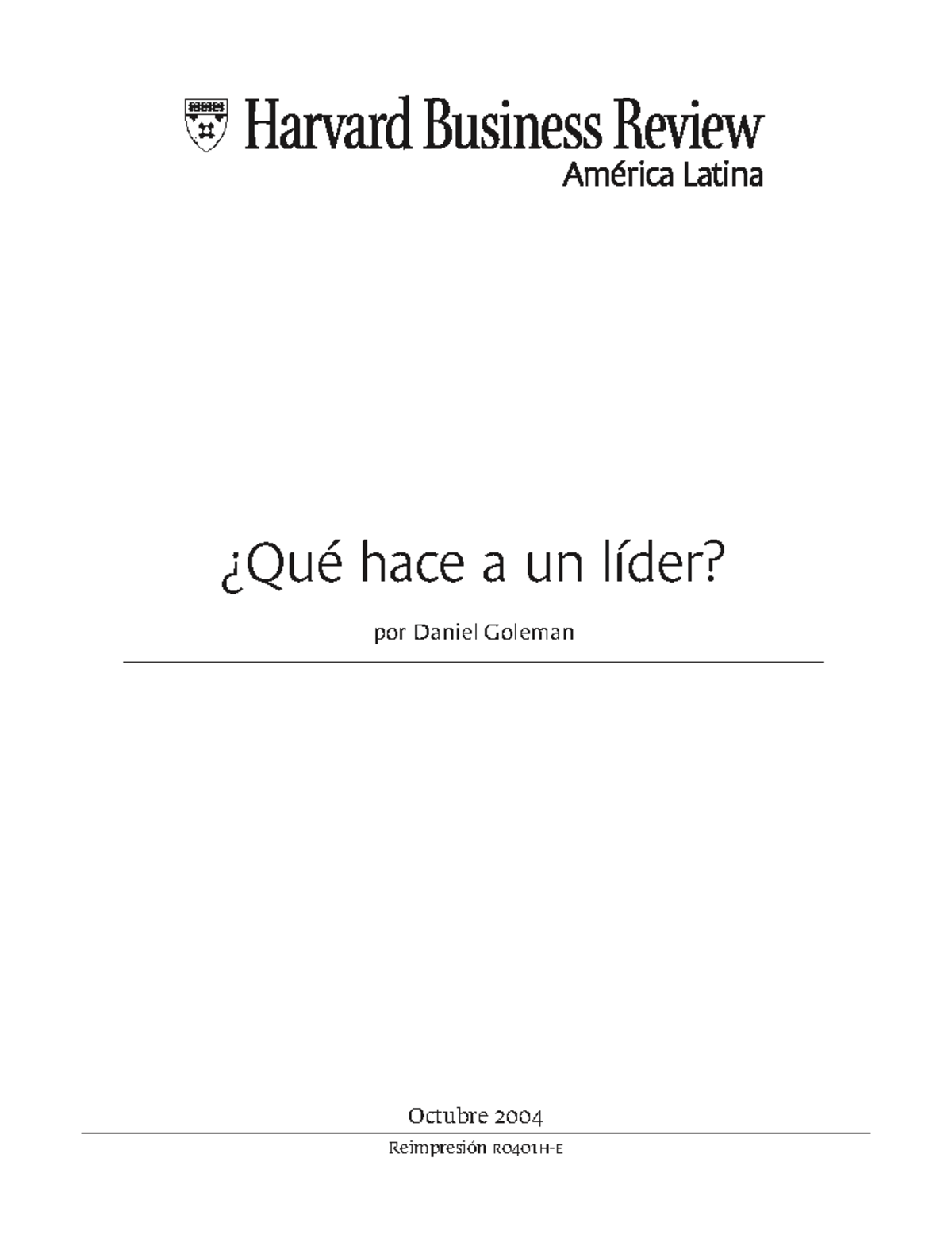 Qué Hace a un Líder? Análisis de la Inteligencia Emocional en el ...