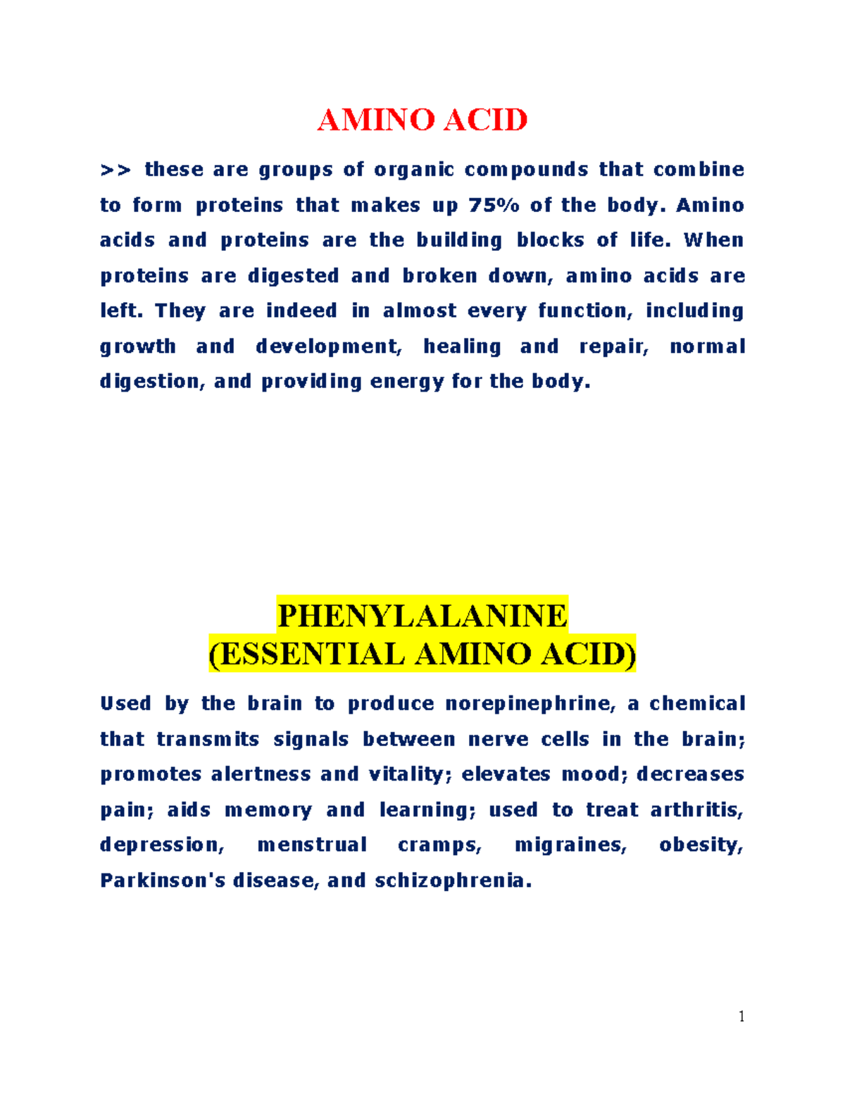 Amino Acids: Essential Building Blocks of Life - Biochem Study Guide ...