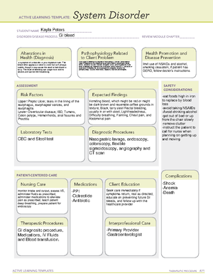 Therapeutic Procedure TPN - ACTIVE LEARNING TEMPLATE: Therapeutic ...