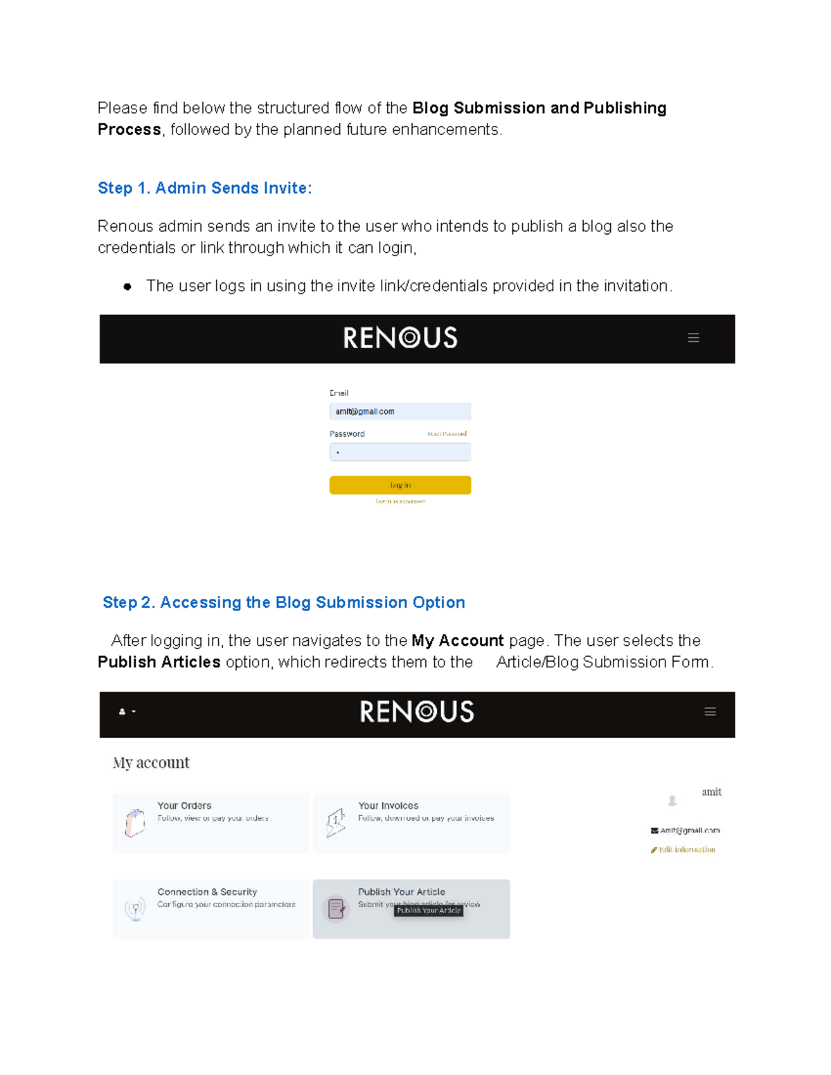 Blog Submission & Publishing Process Overview with Enhancements - Studocu