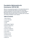 MTHS 119 - NWU - Foundation Mathematics for commerce l - Studocu