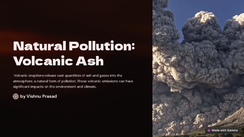 Natural Pollution: Impacts of Volcanic Ash on Health & Environment ...