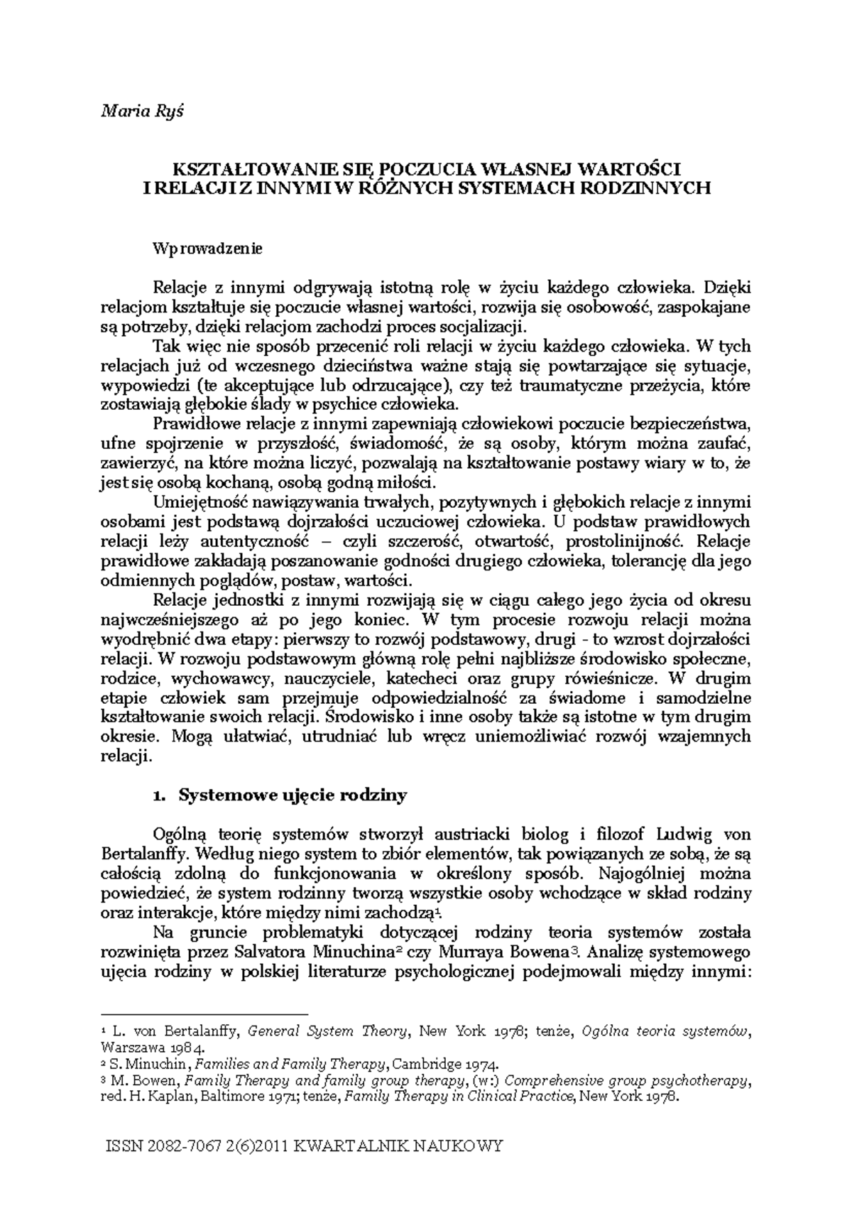 Rys notatki jakieś - ISSN 2082-7067 2(6)2011 KWARTALNIK NAUKOWY Maria ...