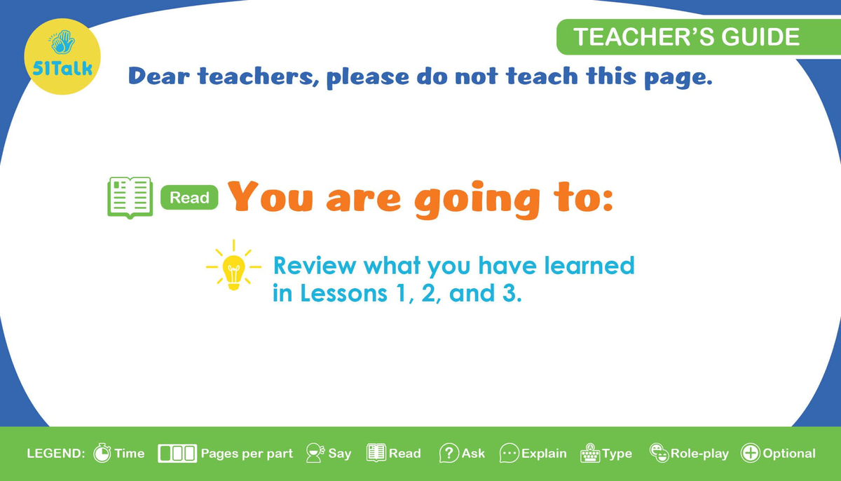Level 5 Lesson Review Guide: 51Talk Key Concepts and Activities - Studocu