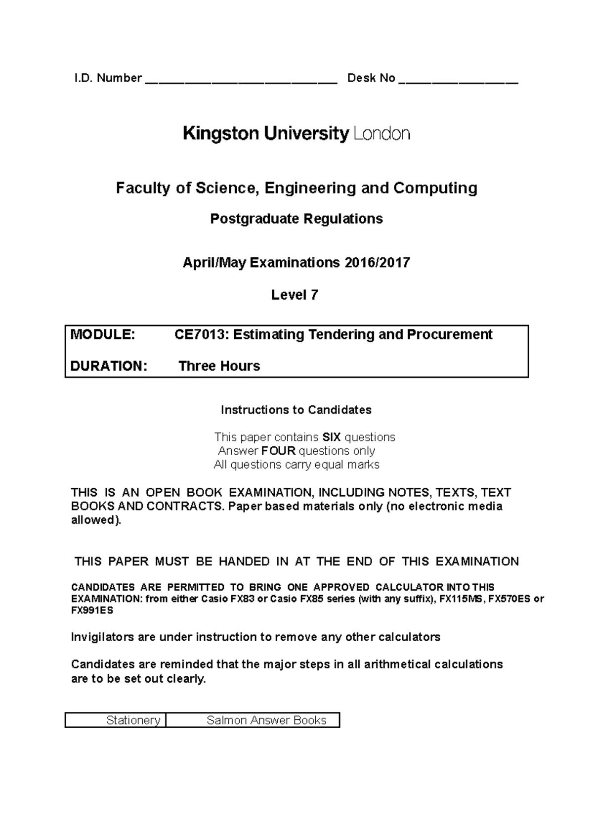 Tendering strategies 1st edition rics - RICS guidance note rics ...