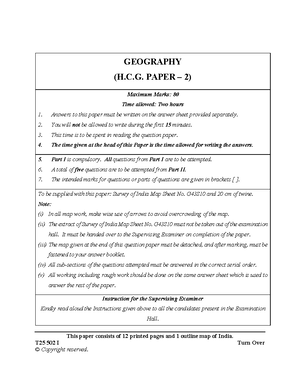 ICSE hcg 10 - International Baccalaureate Diploma - Studocu