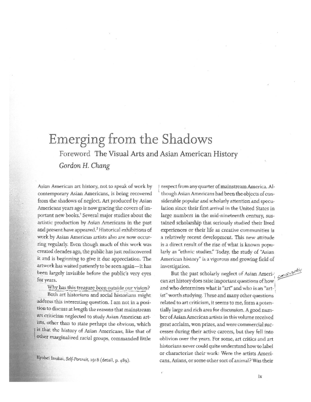 Asian American Art History: Emerging Voices and Perspectives - Studocu