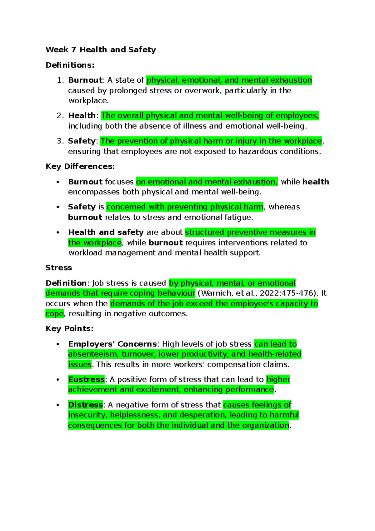 Occupational Health and Safety Overview: Key Duties & Legal Framework ...